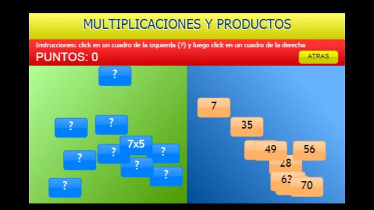 Tablas de multiplicar contra reloj | Actualizado marzo 2023